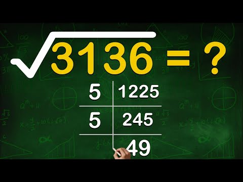 Square root of 3136 / 3136 ka square root/ 3136 ka vargmul / #maths #squareroot # publicmaths
