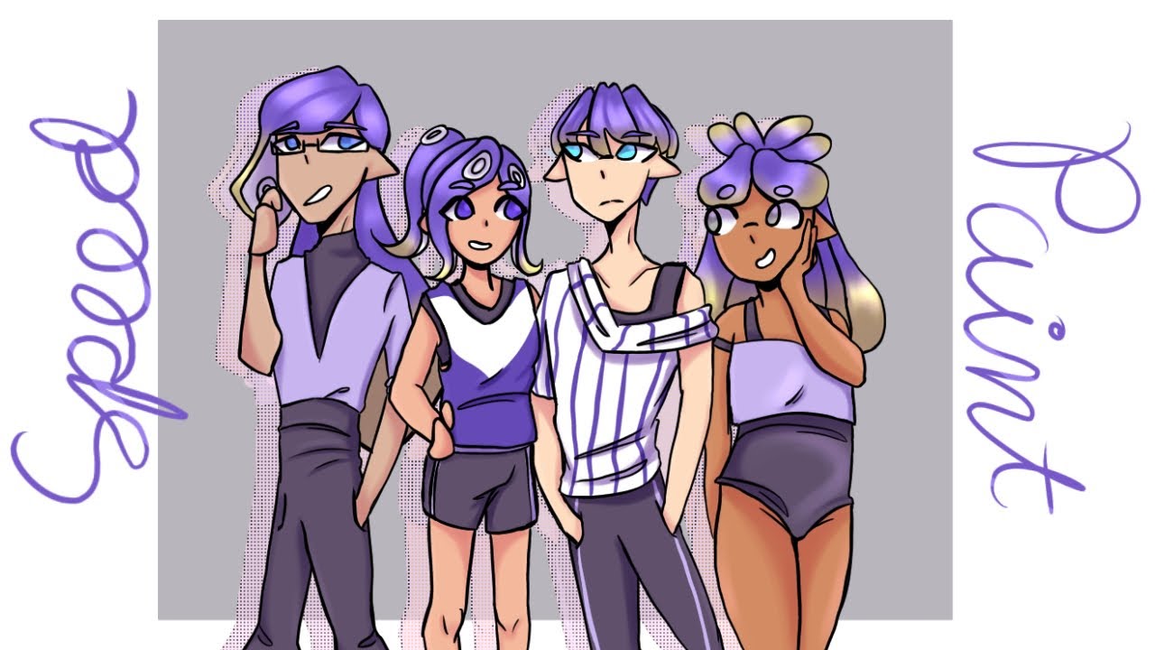Drawing my Splatoon ocs! Speedpaint