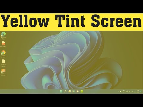 How To Fix Monitor Yellow Tint Screen issues in Windows11