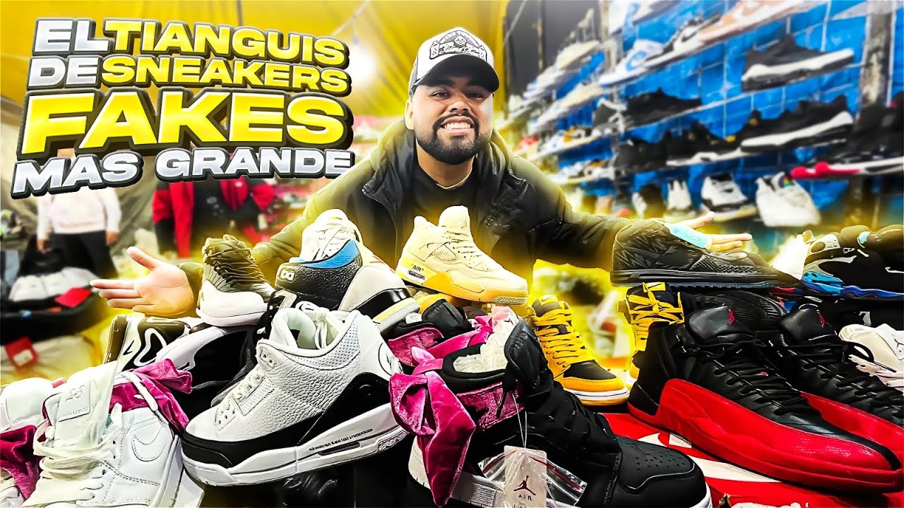 I visited the biggest fake sneaker market in all of Mexico.