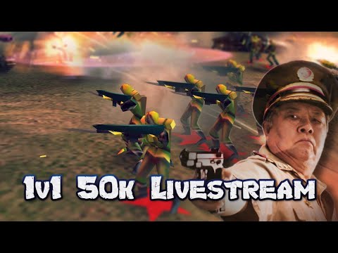C&C Generals Zero Hour 1v1 50k Games with NO RULES