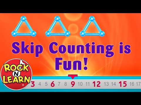 Skip Counting for Kids | Count by 2s through 12s and by 25s | Rock 'N Learn