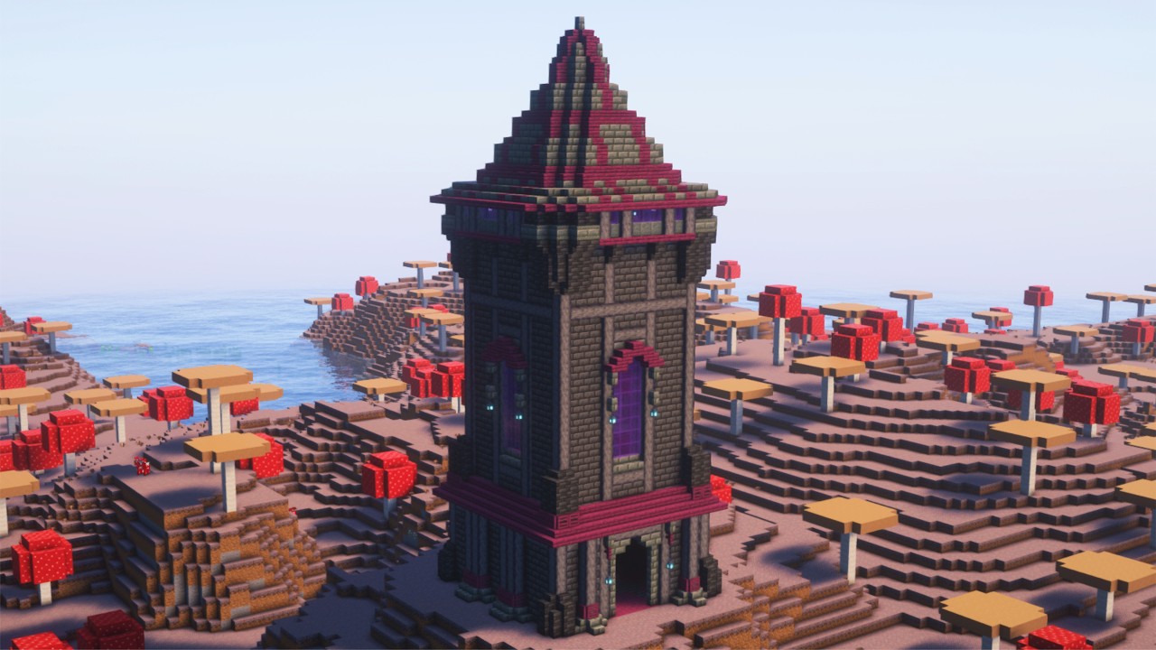 How to build Dark Tower - Minecraft Tutorial - Minecraft Builders