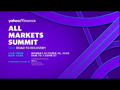 Yahoo Finance All Markets Summit: Road to Recovery Join us on October 26, 2020 at 9:00am ET