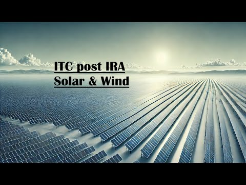 Revisiting ITC for Renewable Energy in the US