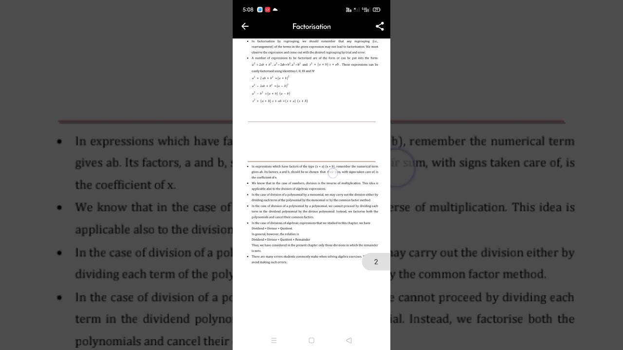 Notes class 8 mathematics chapter 14