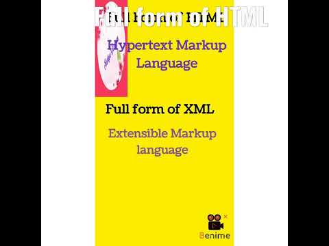 Full form of HTML||Full form of HTML in computer||Full form of xml||full form of css
