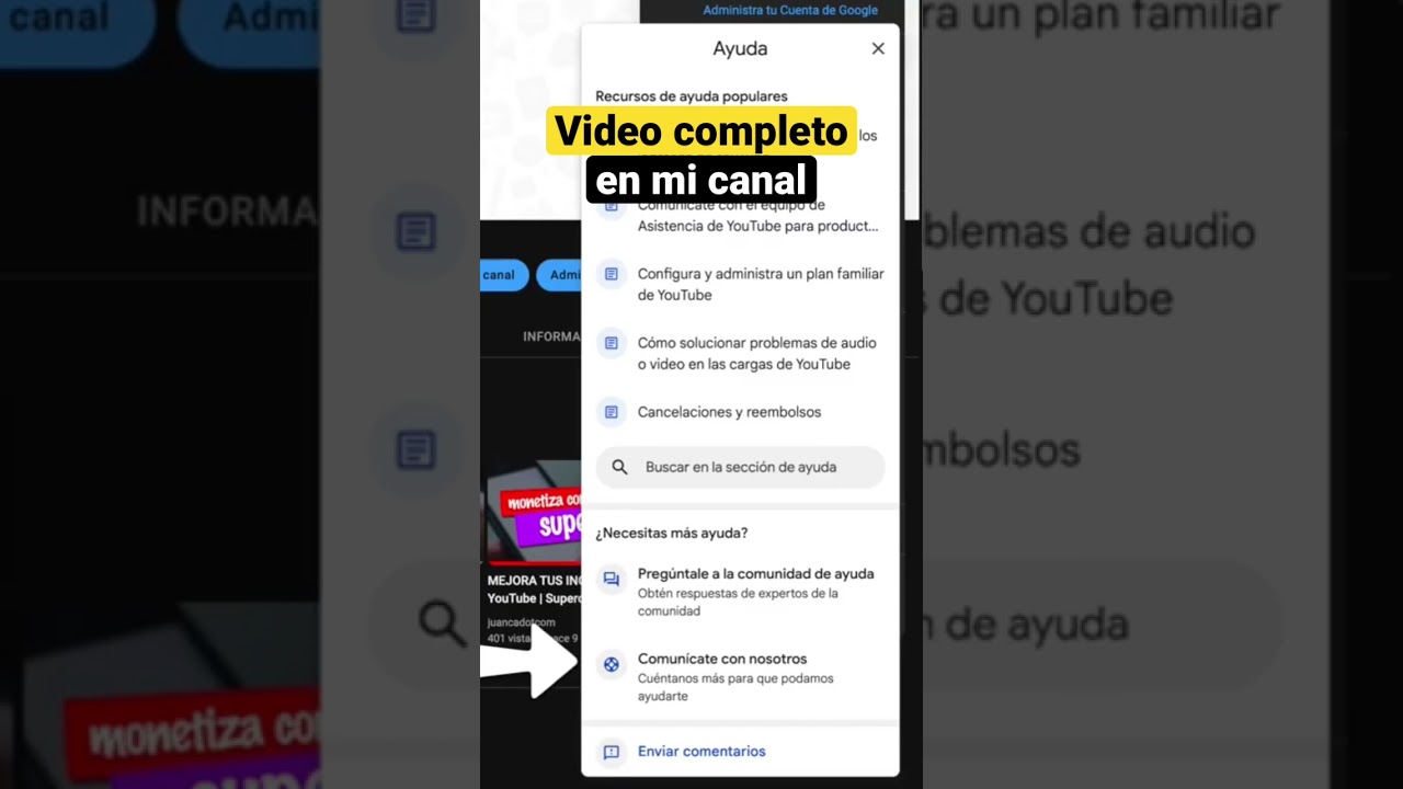 Cómo chatear con Soporte Técnico de #YouTube
