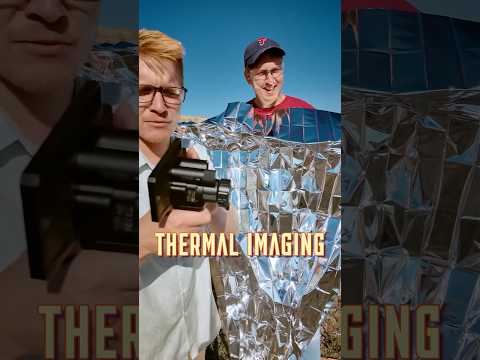 Hiding From Thermal Imaging (Space Blanket vs Thermal) #civtac #pewpew #firearms