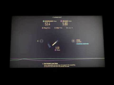 5G Internet Speed Test On Apple TV Box WiFi