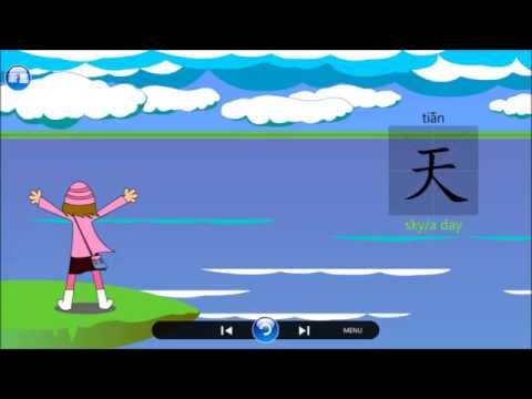 Chinese Characters ǀ 天 sky ǀ GoGo Mandarin