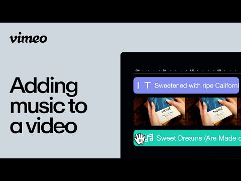 How to add music to your video on Vimeo
