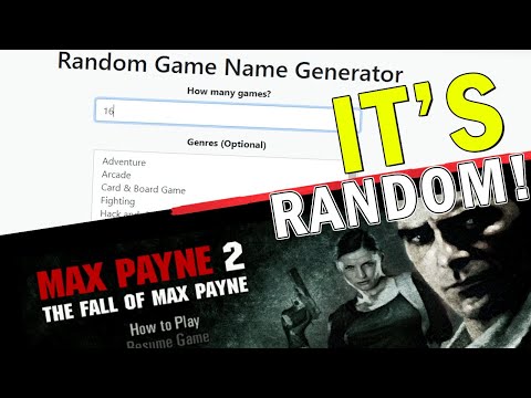 I found a RANDOM GAME GENERATOR!