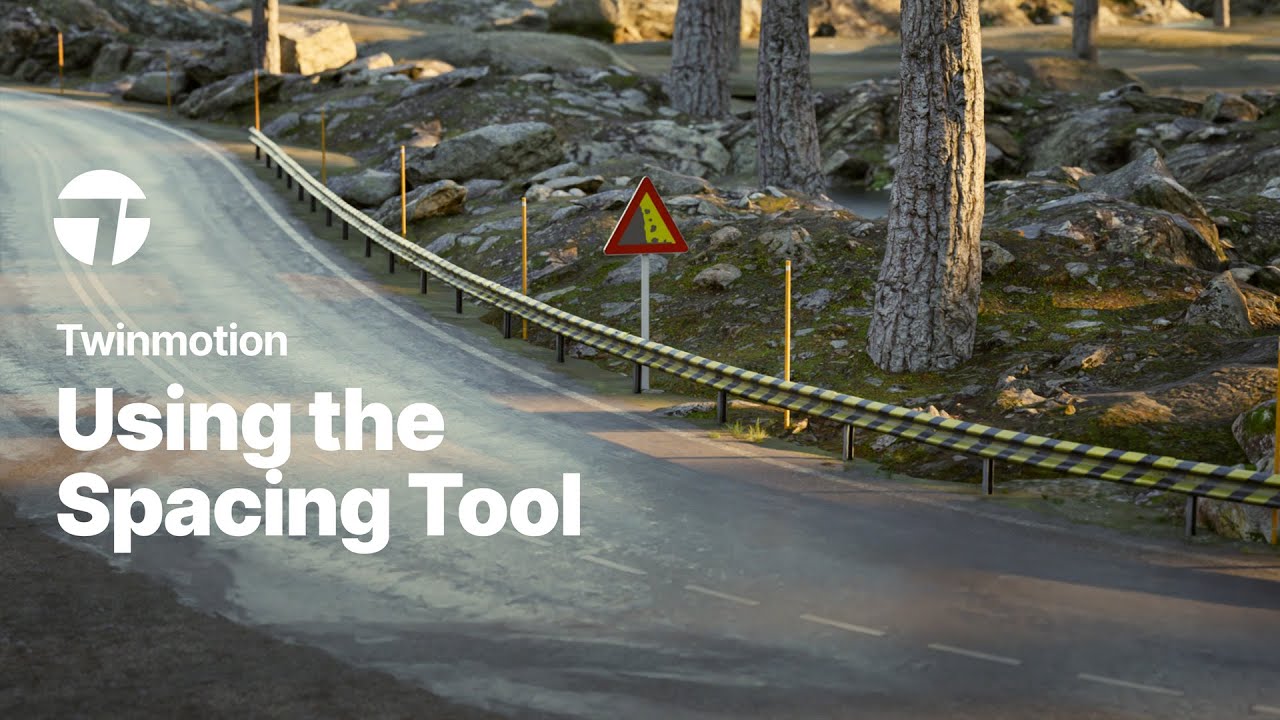 Spacing tool | Twinmotion Tutorial