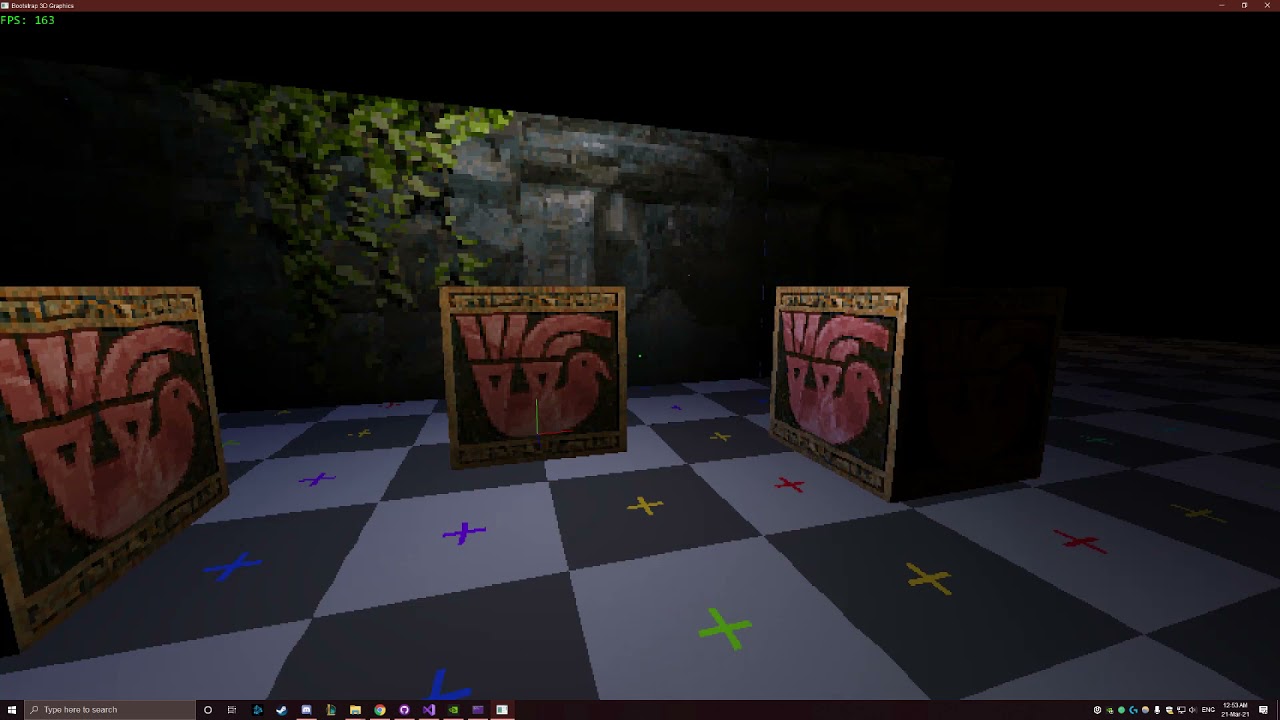 (older video) PSX Graphics in OpenGL C++ (With Github/Download, all source code and shader code)