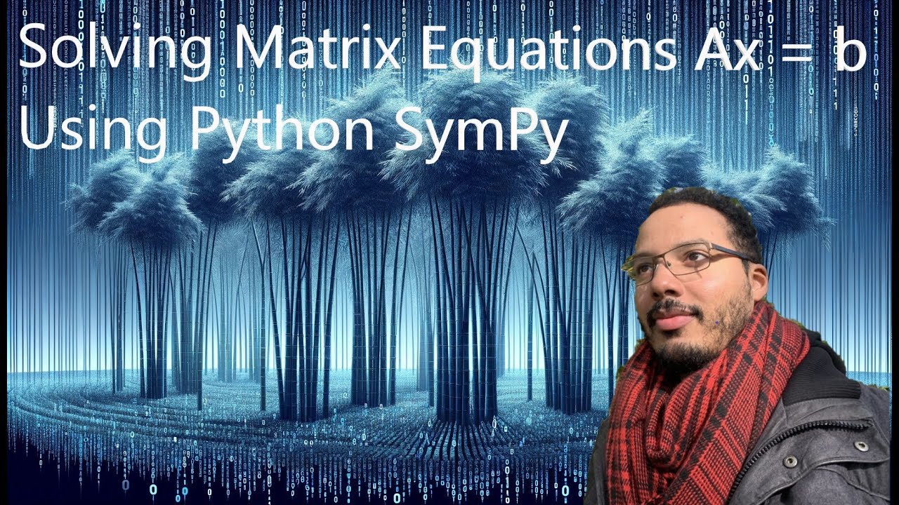 Solving Matrix Equations Ax = b Using Python SymPy: Step-by-Step Tutorial