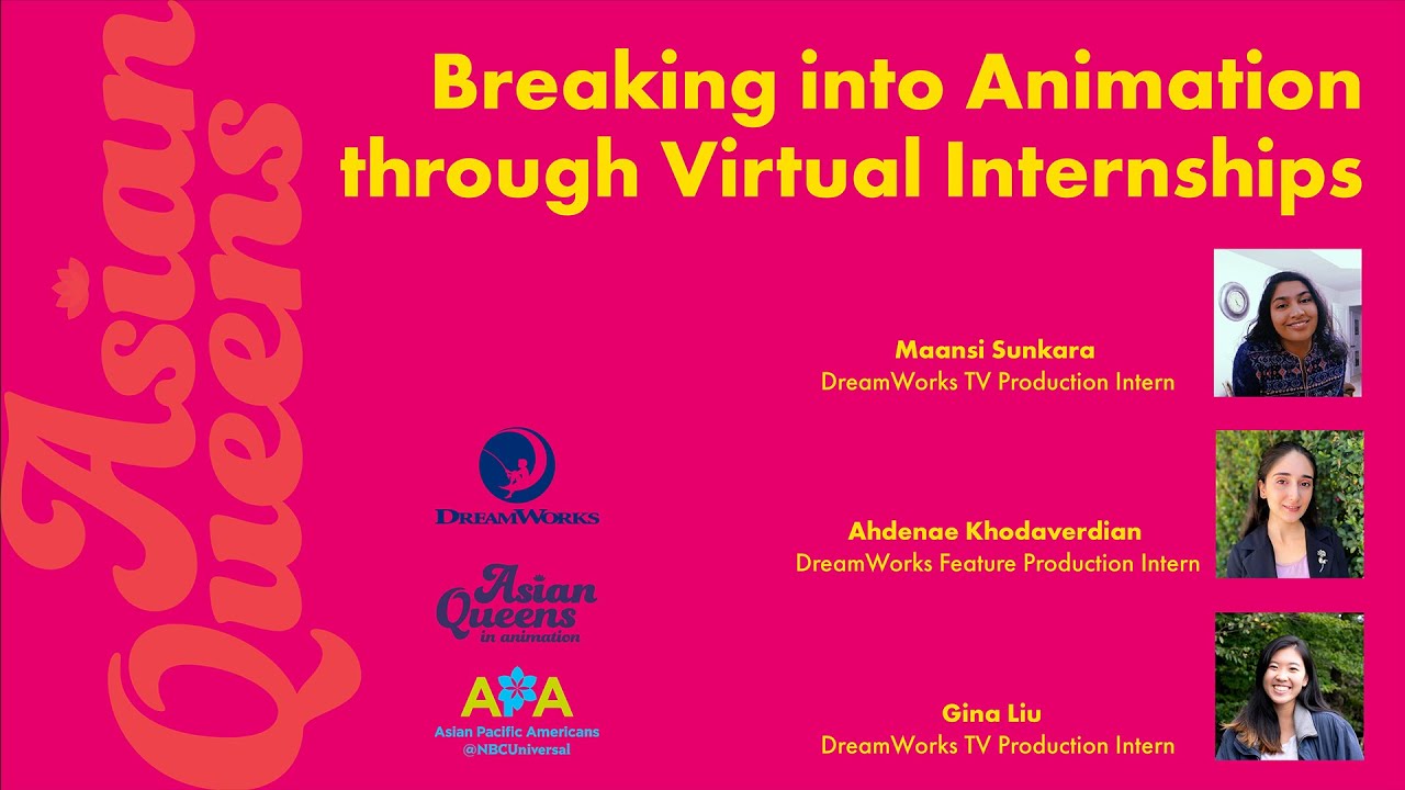 Breaking into Animation through Virtual Internships