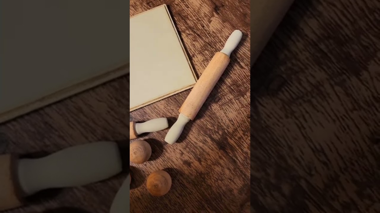 Short inspiration video, mini tray using rolling pins 😊