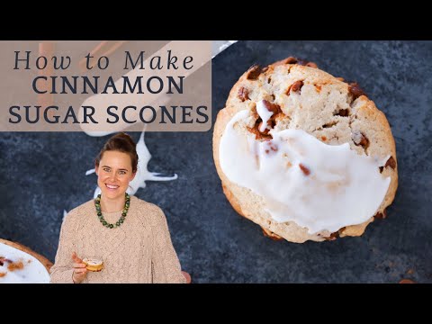 HOW TO MAKE CINNAMON SUGAR SCONES: Chef shows us how to make perfect fluffy scones!