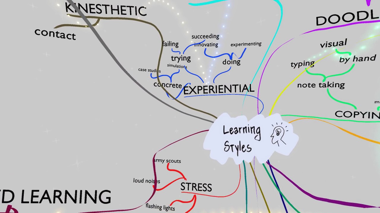 3D VR Mindmap on Learning Styles