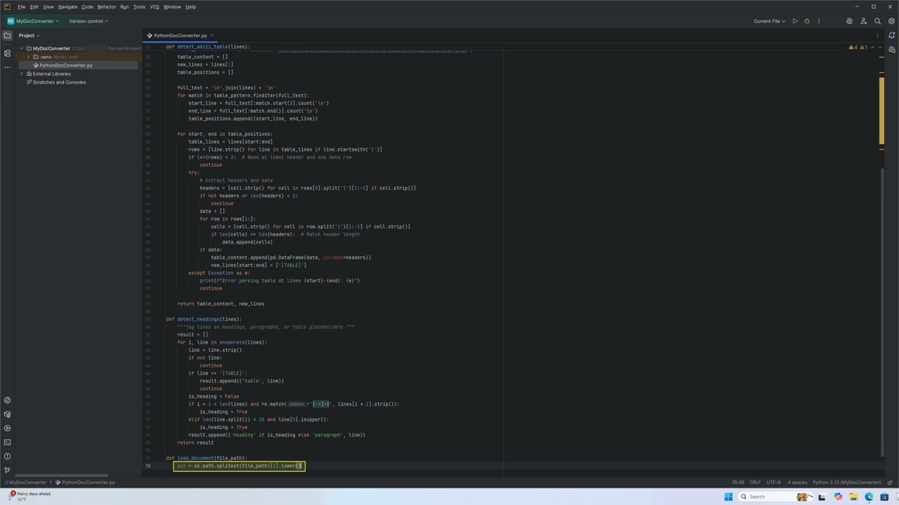 Convert Documents with Python