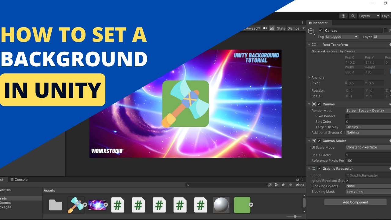 🌆 Adding a Stunning Background Image in Unity! 🖼️🎮