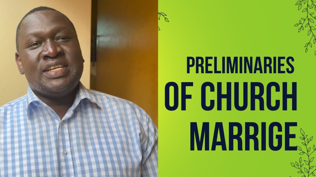 Family law 1.Preliminaries of church marriage