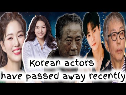 Top Korean actors who died recently|Died Korean Actor|Haesoo