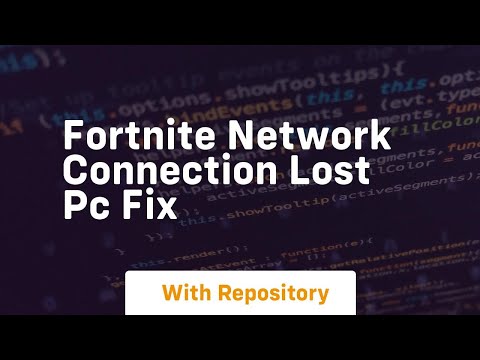 Fortnite network connection lost pc fix
