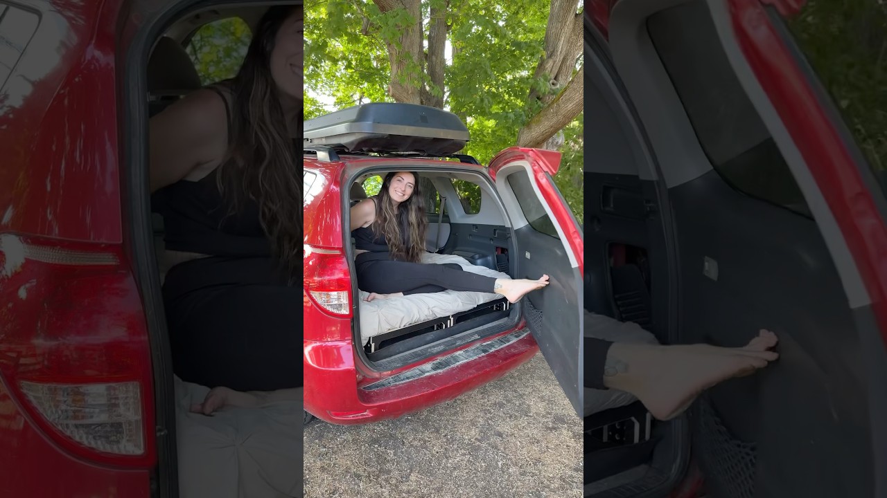 Easy Toyota RAV4 Camper Conversion with the Pioneer Platform 😄 Works in Many Hatchbacks! 🚙
