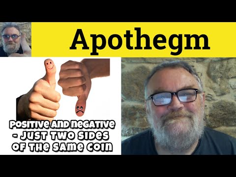 😎 Apothegm Meaning - Apothegm Examples - Apothegm Defined - Apothegm Definition - Apothegm
