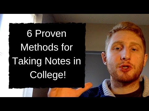 What's the best way for college students to take notes in class?