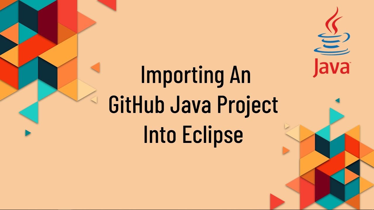 Java | Geeky Rabbit | Importing GitHub Java Project Into Eclipse