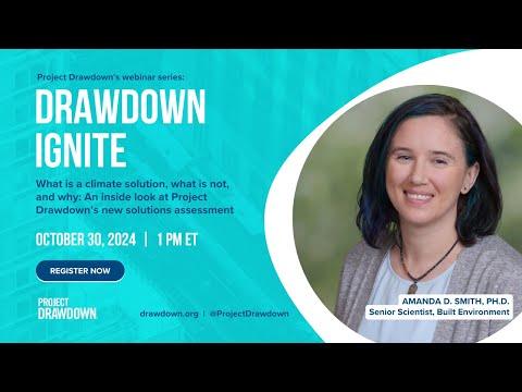 What is a climate solution, what is not, and why? | Presented by Dr. Amanda D. Smith