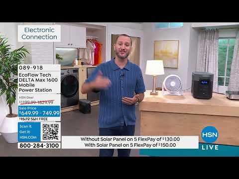 EcoFlow Tech DELTA Max 1600 Mobile Power Station with 3Y...