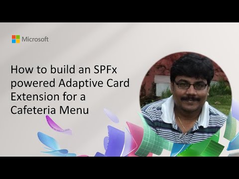 SPFx: Build a Cafeteria Adaptive Card