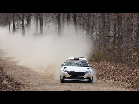 Ryan Booth and Nick Dobbs #689 at Rally in the 100 Acre Wood Rally 2025 @ararally @DirtFish