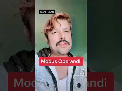 Modus Operandi #vocabulary #fyp #shorts #learnenglish
