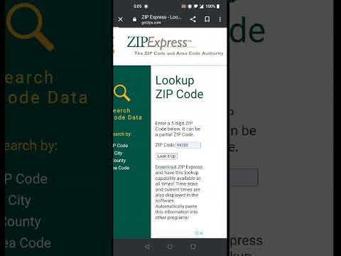 Find County using your zip code.