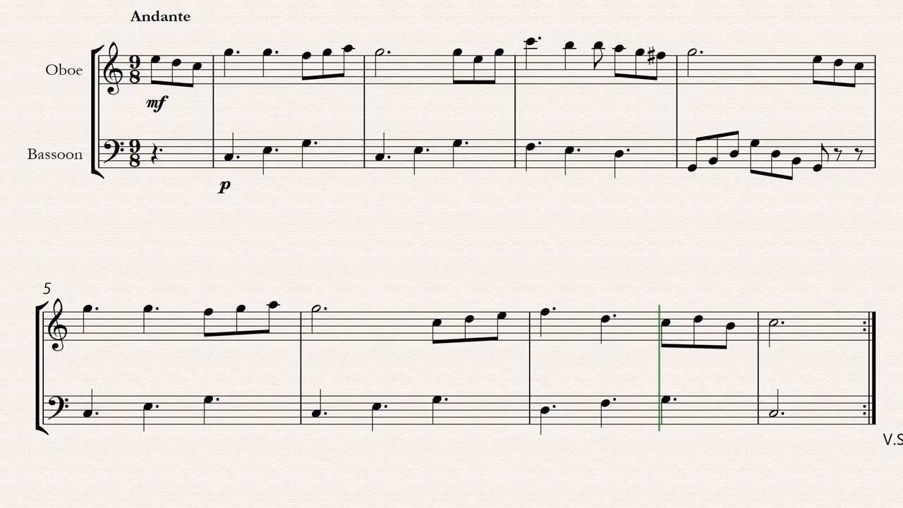 blessed assurance Oboe and Bassoon sheet music