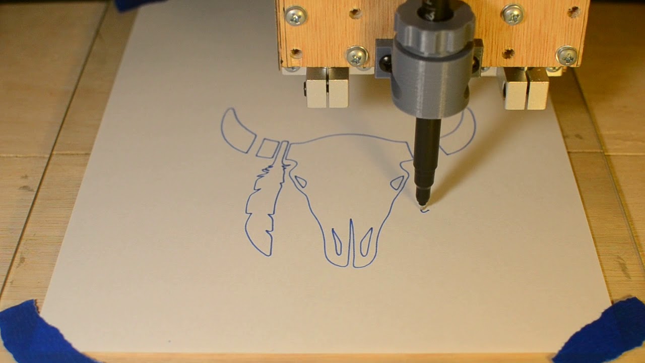 CNC Plotter Test Run