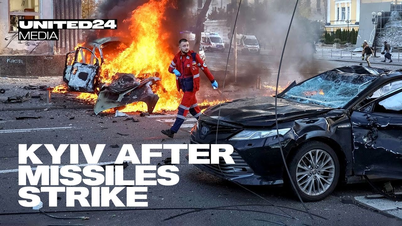Russian missile terrorism: large attack in Kyiv, October 10th, 2022