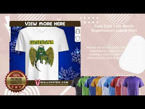 Cute Cold Cuts Merch Superheaven Lizard Shirt