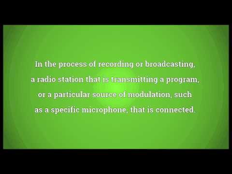 On the air Meaning