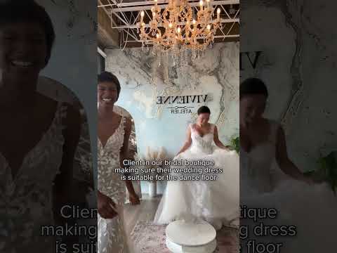 π°π When you say YES to the dress and the dance floor! Our bride-to-be is making sure her gown