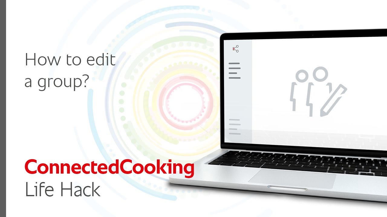 How to edit a group in ConnectedCooking | RATIONAL
