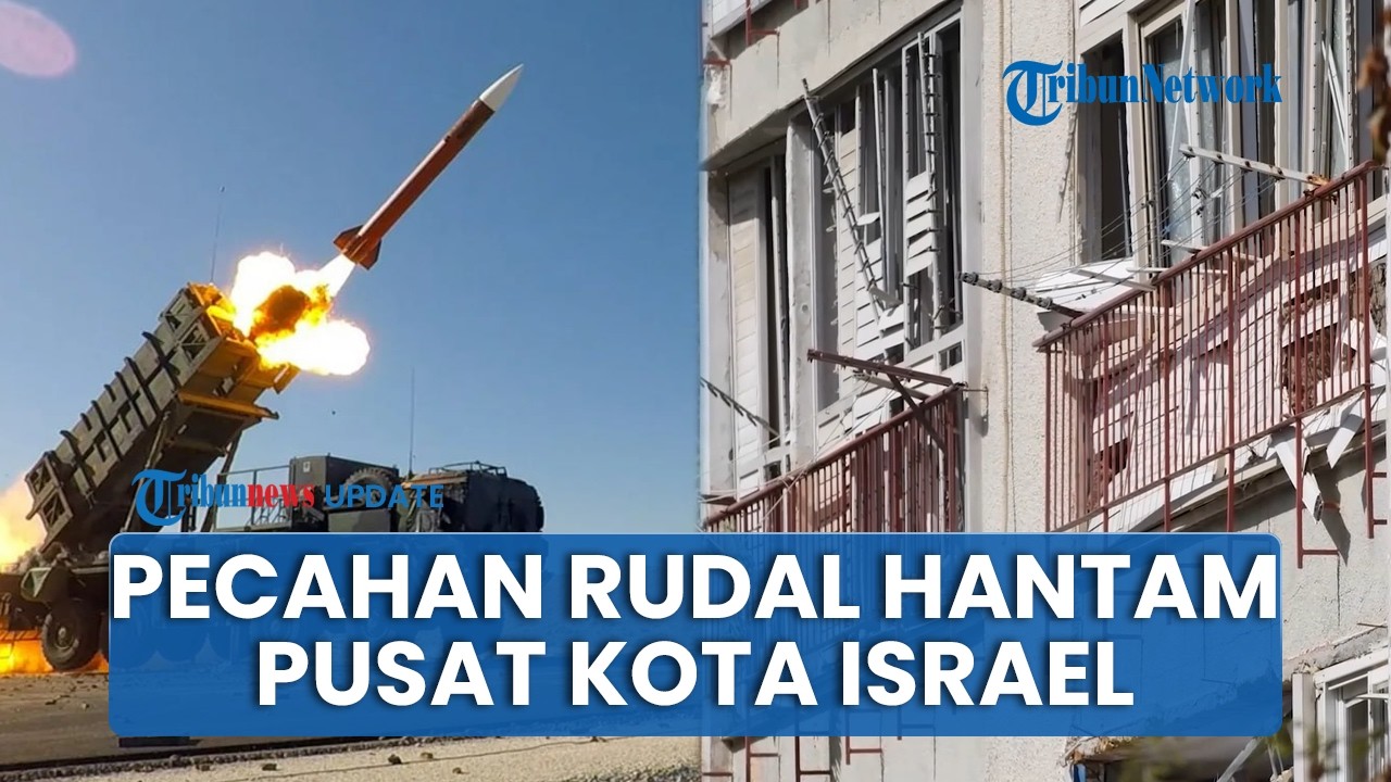 Dihujani Rudal Iran, Bangunan di Tel Aviv Justru Hancur karena Pecahan ...