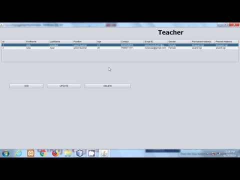 Learn JAVA Netbeans in Hindi 57 | School Management System | Part 17 - Mind Luster