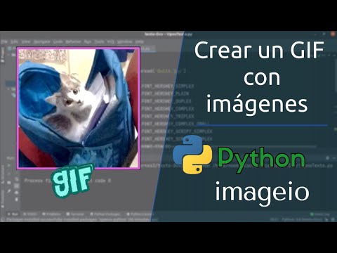 How to create a GIF with images using python | Python - Imageio