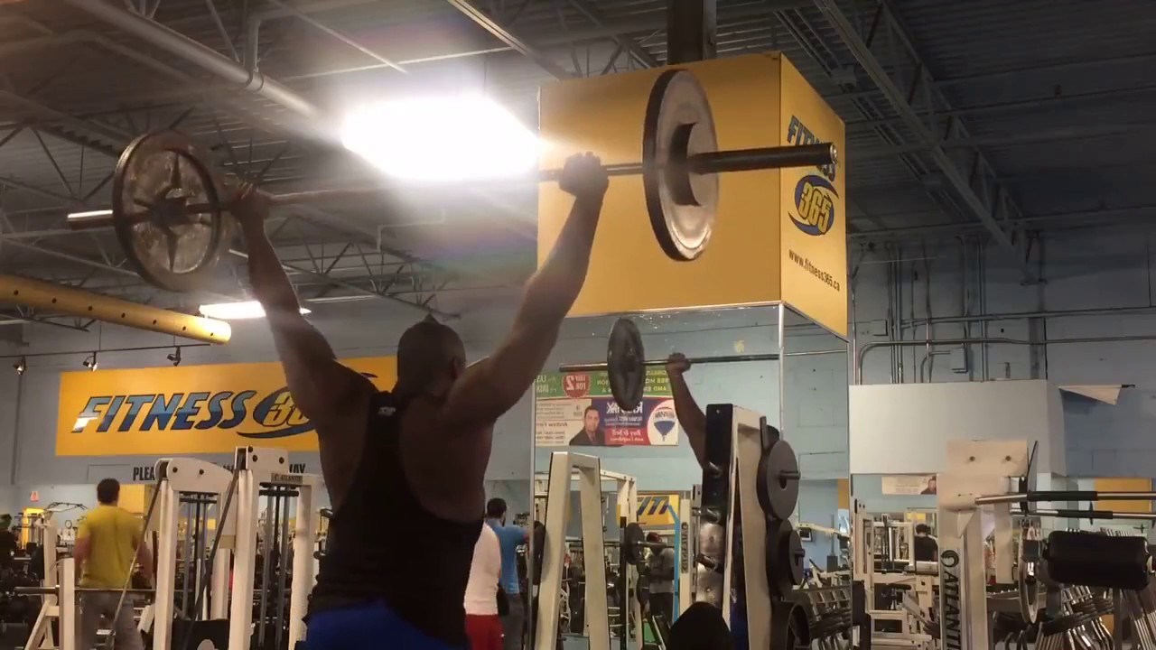Behind the Neck Push Press Using a Snatch Grip